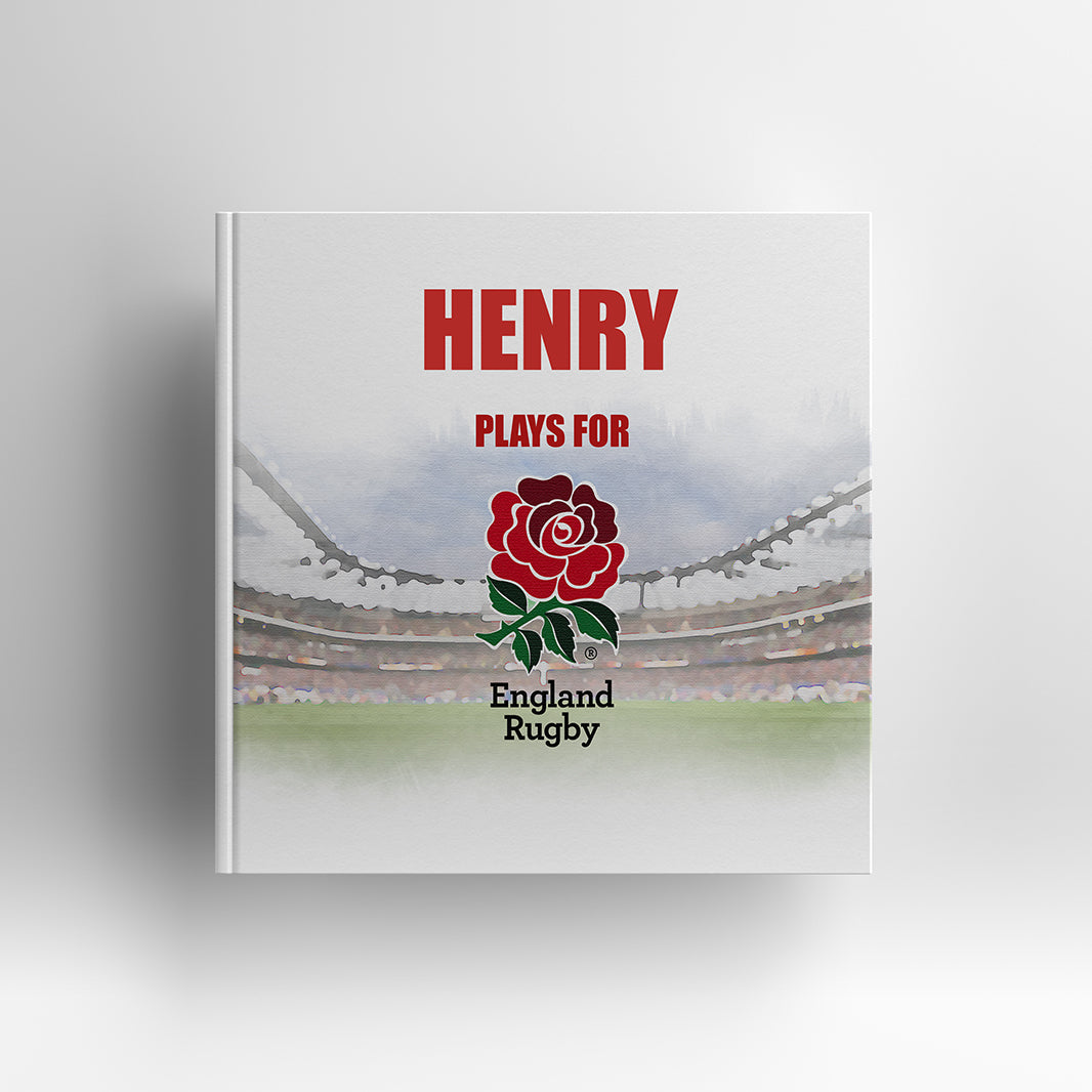 Official England Rugby Personalised Children's Book
